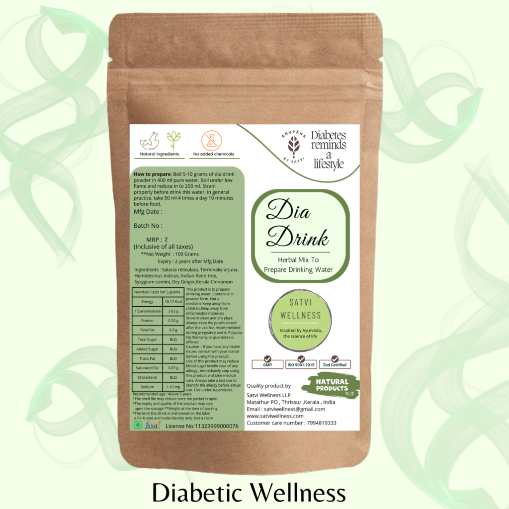 Diabetic Wellness | Dia Drink | Herbal drink mix suitable for diabetic ...